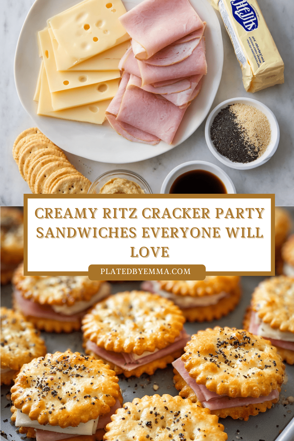 Ritz Cracker Party Sandwiches: Irresistible Crowd-Pleaser