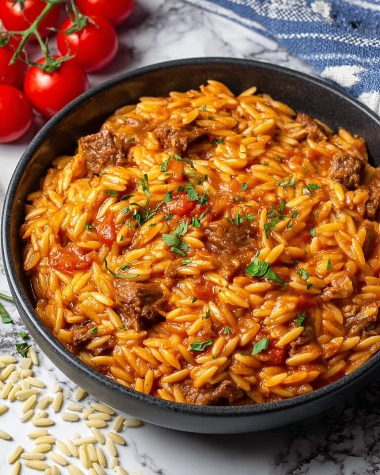 Giouvetsi Greek Beef Stew with Orzo – Authentic Greek Comfort Food